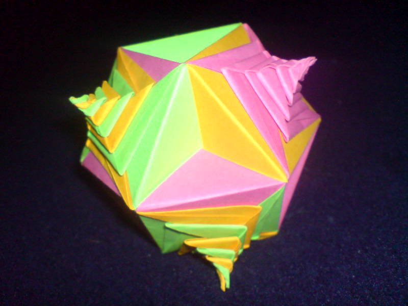cRaZy cRaFtS: Origami spiral modular