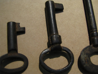 Antiques key collection from India: South Indian antique keys