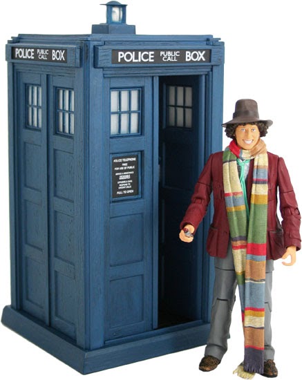 The Ultimate Doctor Who Site: New Fourth Doctor & Tardis Figure Set