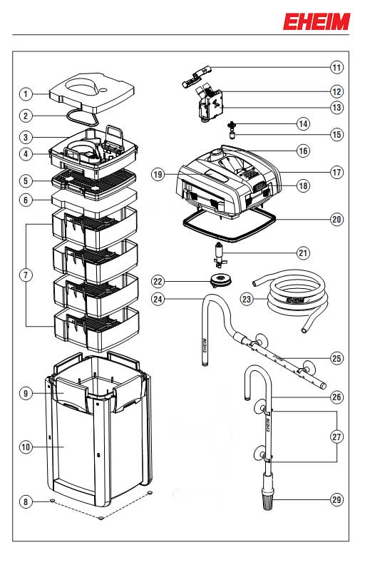 Ficha tecnica: Eheim 2075 professionel 3 - 600 : Jose23 " el blog de ...