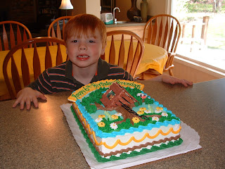 The Holt Family: Brendan's Amazing Magic Treehouse Cake