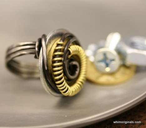 Industrial Chic : Hardware Jewelry by Whim Originals / The Beading Gem