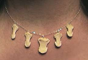Churchyard Human Bone Jewelry Collection / The Beading Gem