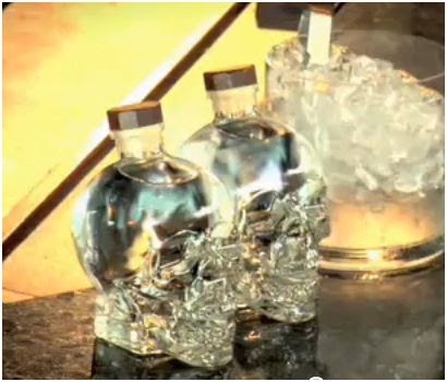 Herkimer Diamond Filtered Crystal Head Vodka / The Beading Gem