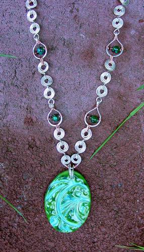 Scroll Wire Work Chain Necklace Tutorial / The Beading Gem