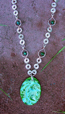 Scroll Wire Work Chain Necklace Tutorial / The Beading Gem