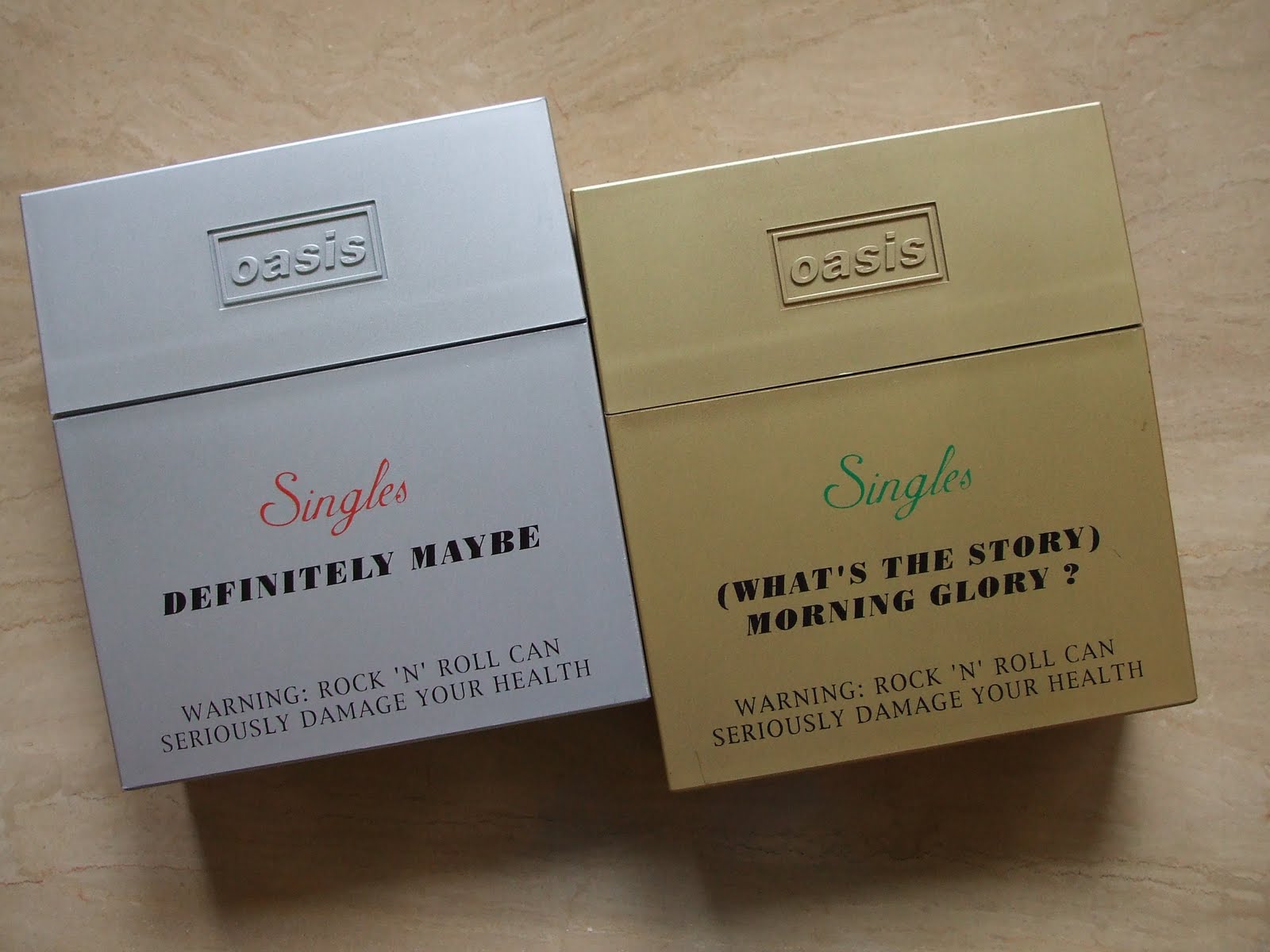 Music Haven: Rarities #41: Oasis - Definitely Maybe Singles Cigarette ...