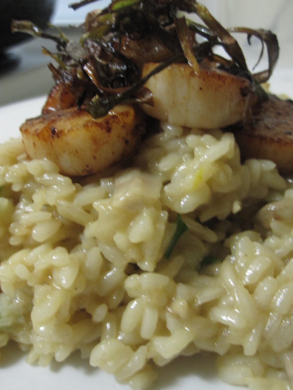 adobo down under: Scallop Risotto - Dinner for Two