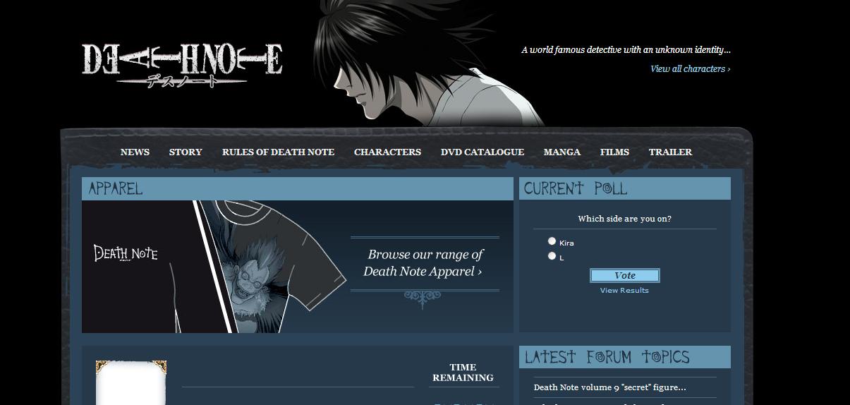 Eu Amo Animes: Death Note – Official Australian Website