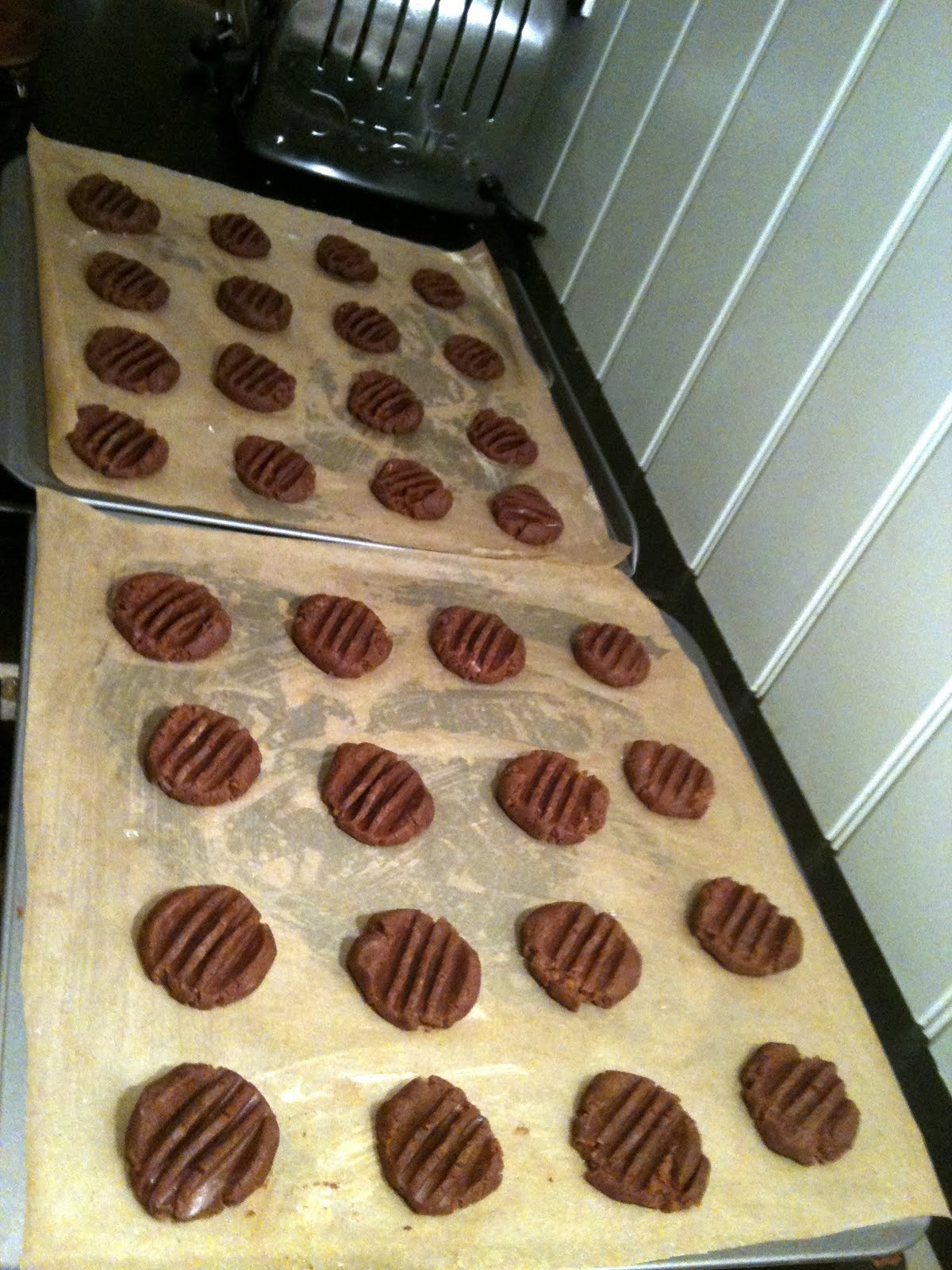 nancy knits: chocolate fork biscuits
