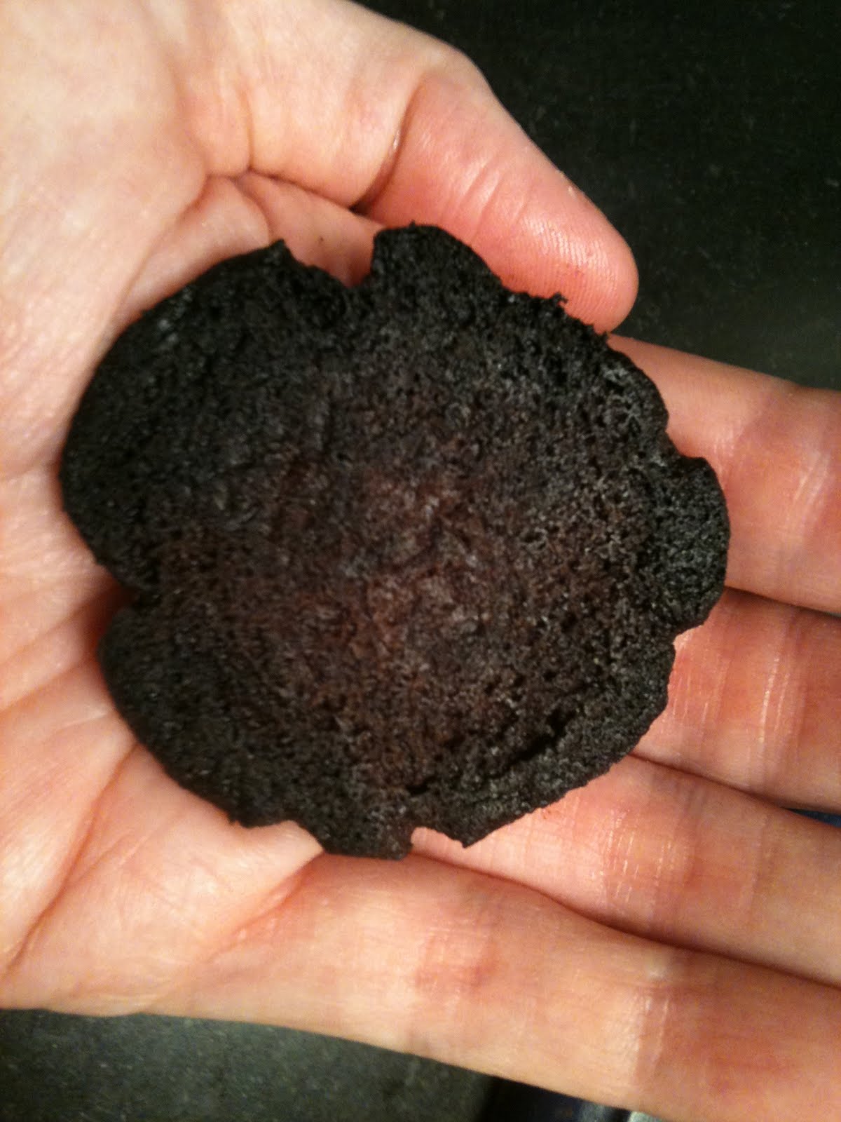nancy knits: chocolate fork biscuits