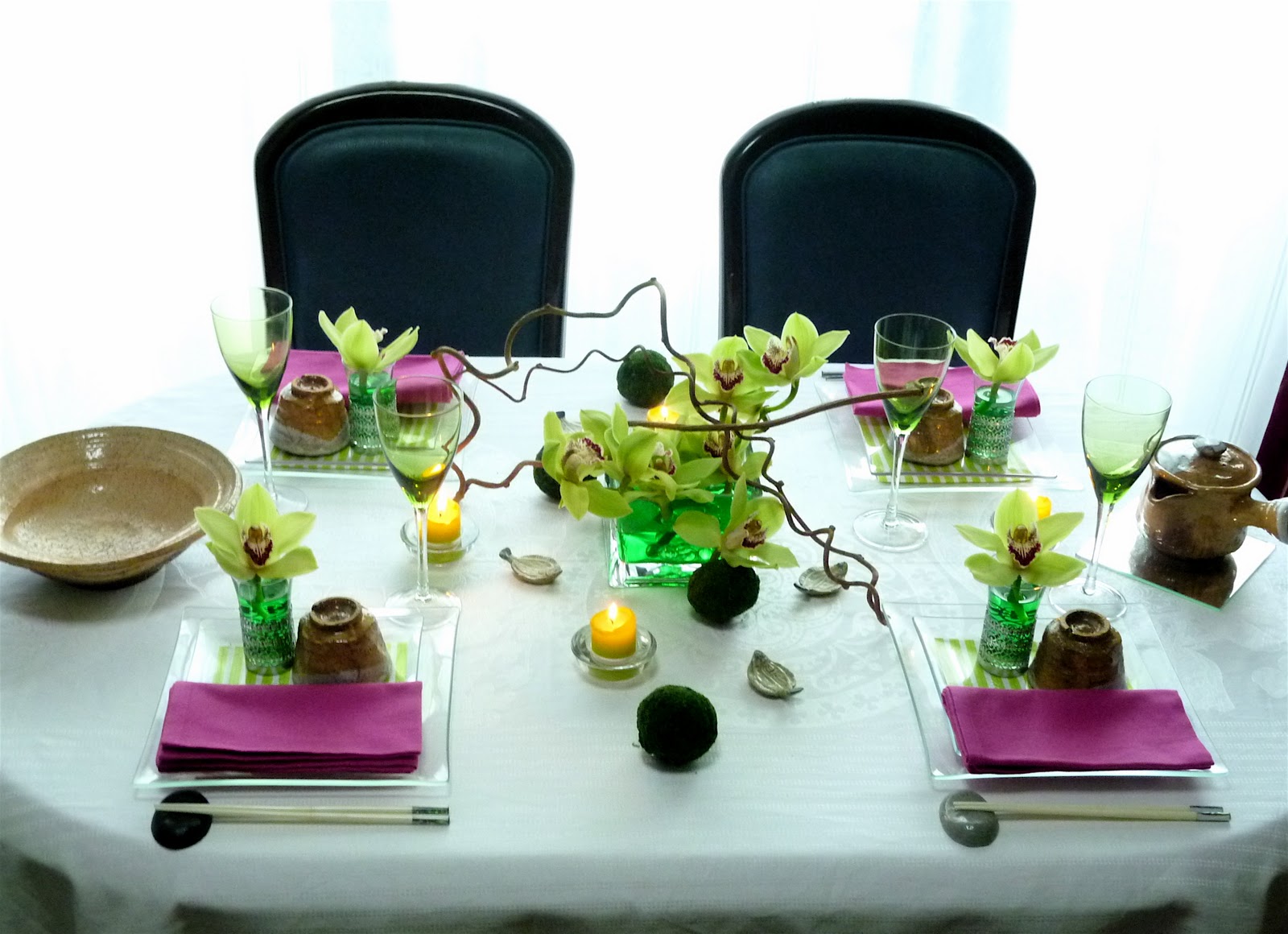 Table de France: Japanese Fusion Table decoration