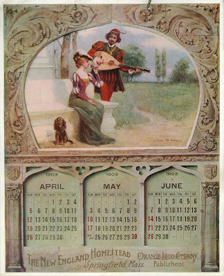 Old Tiger Press: Another 1903 calendar.