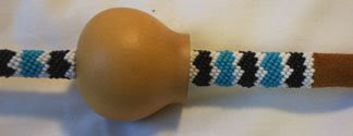 Eaglesbrother's Gourds and Art: "Peyote Gourd Rattle"