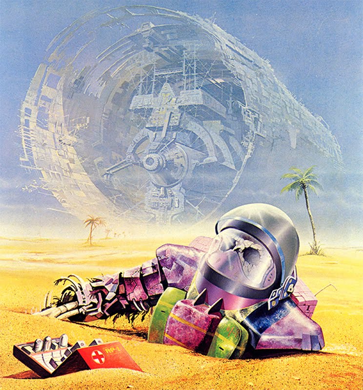 70s Sci-Fi Art: Untitled Angus McKie piece.