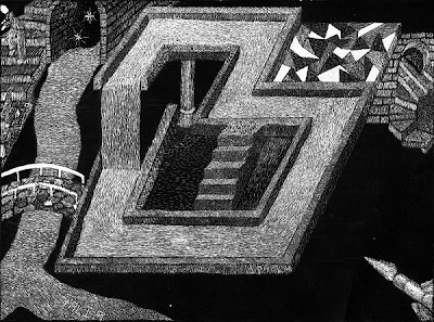 Impossible world site blog: Impossible waterfall and stairs