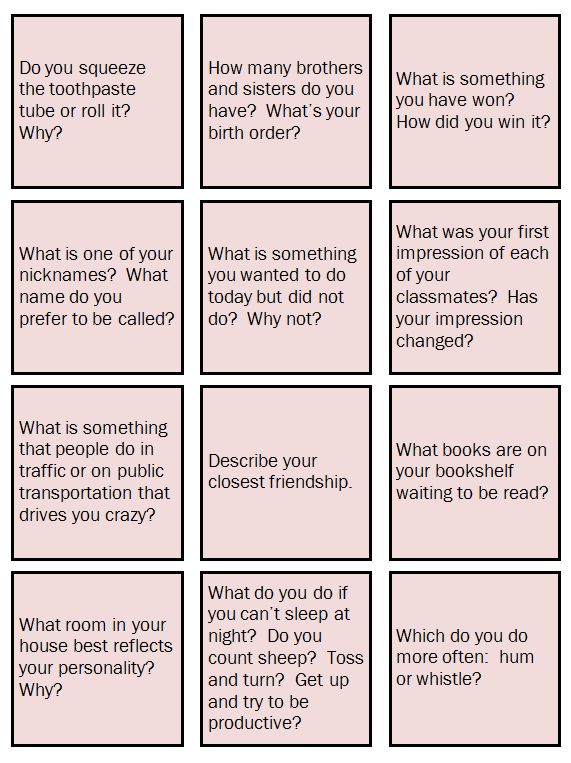 Classroom Ready ESL Materials Discussion Questions And Conversation