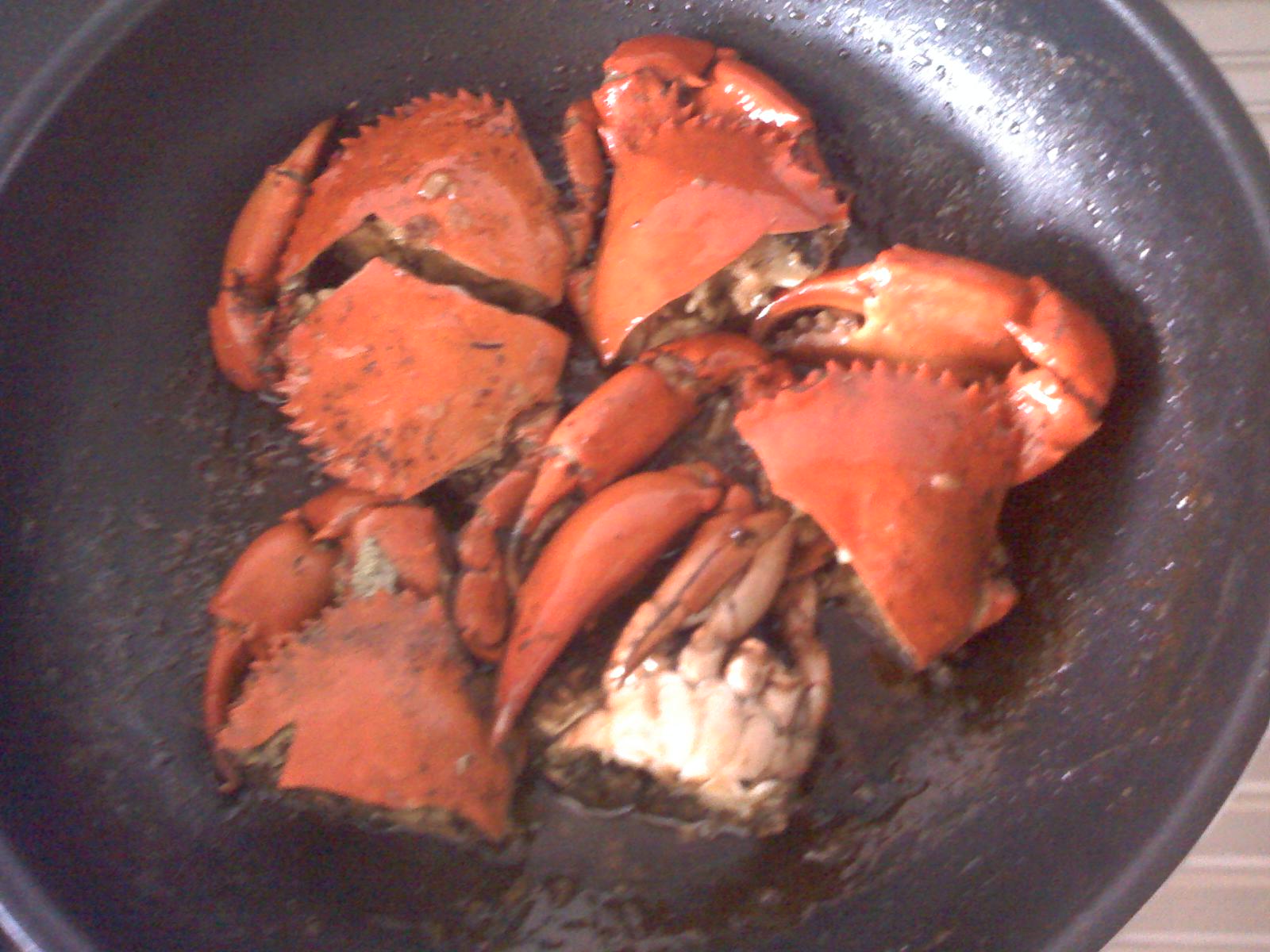 Sweetie Tweets: My Buttered Crab with garlic