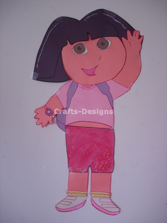 Crafts - Designs: Paper Crafts - Kids Favorite Cartoon Characters