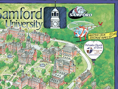 Garrison's Map Revisions: Samford University, 2008
