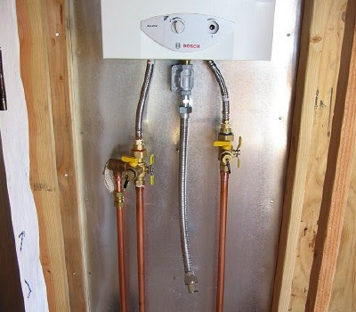 Ken's Abode: Plumbing stub outs