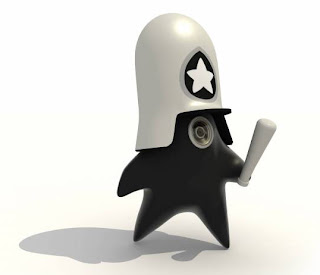 Hook, Line and Gamer: My first creation is... Inky! (from de Blob)