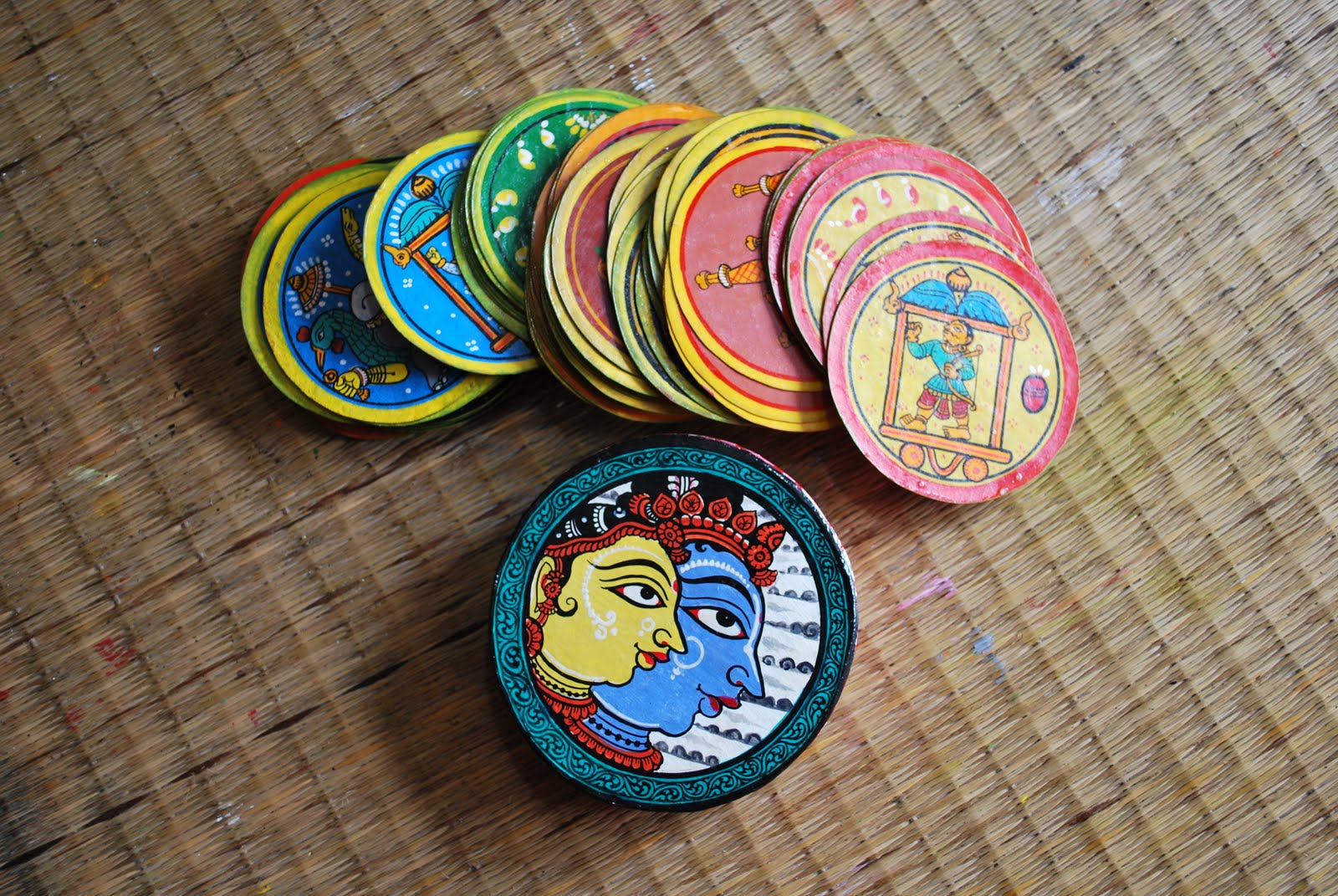 Madhurima's Reseach Project- 2010: Type of Ganjifa Cards