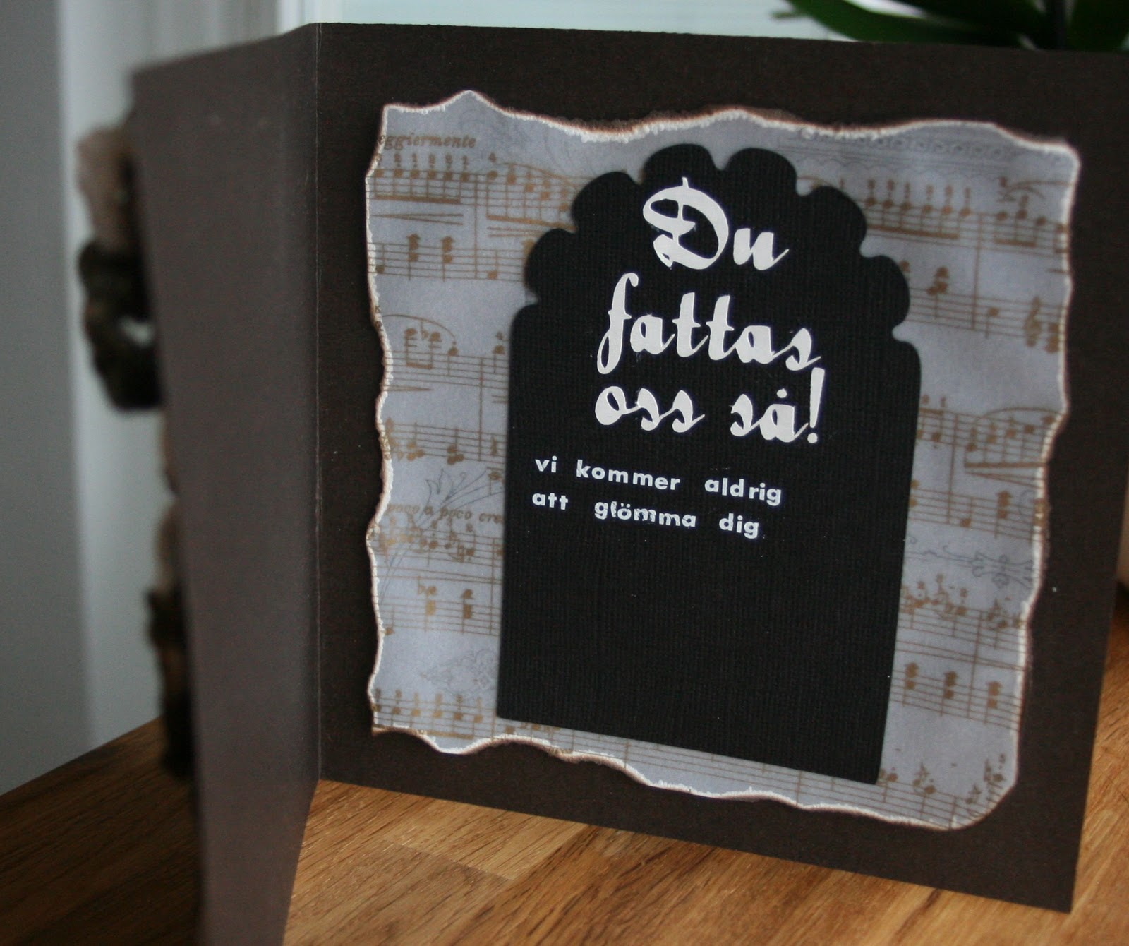 Lindas korthus: Till Bosses minne