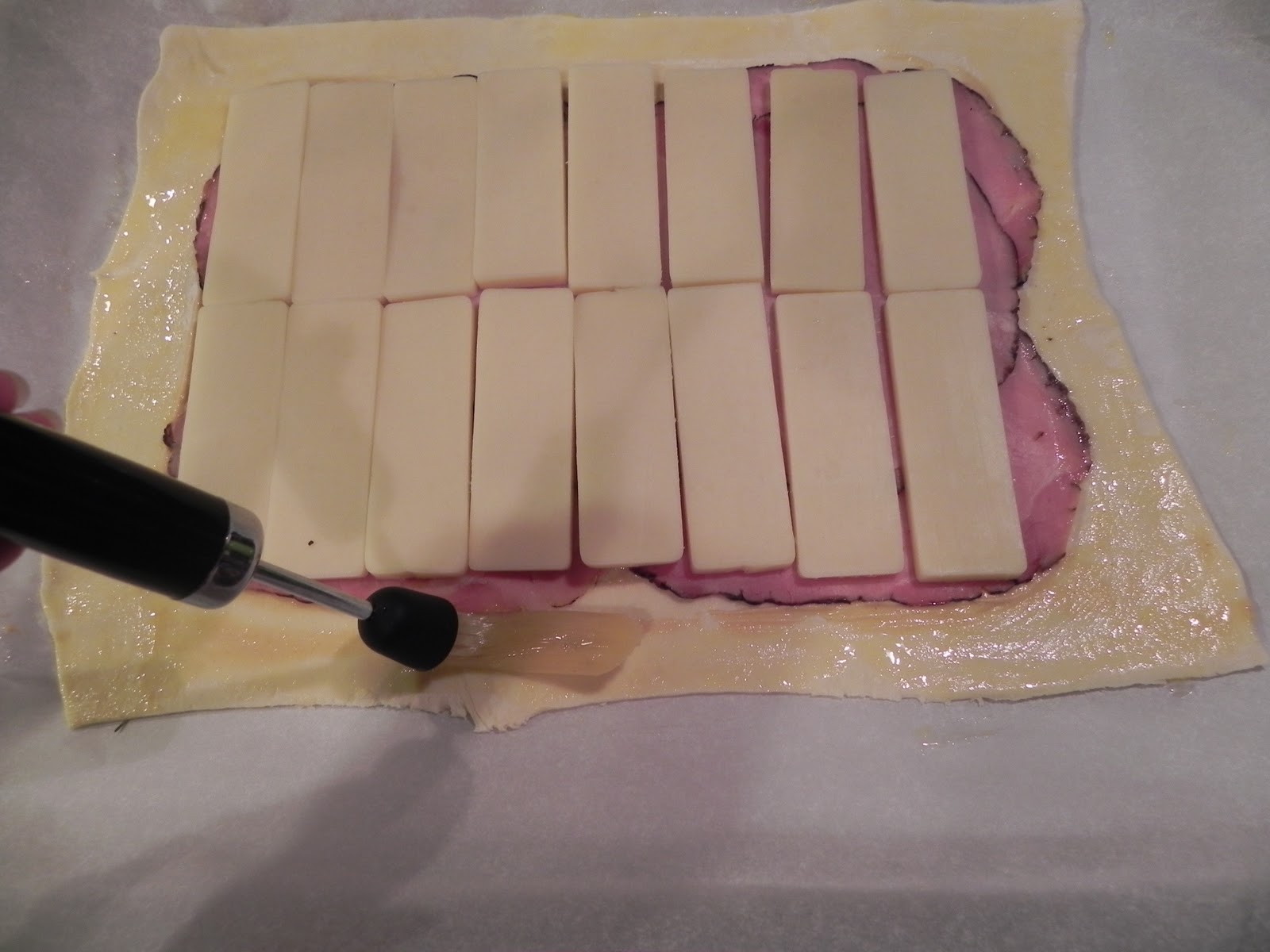 Farrah's Food Adventures: Ham and Cheese in Puff Pastry with Vegetable ...
