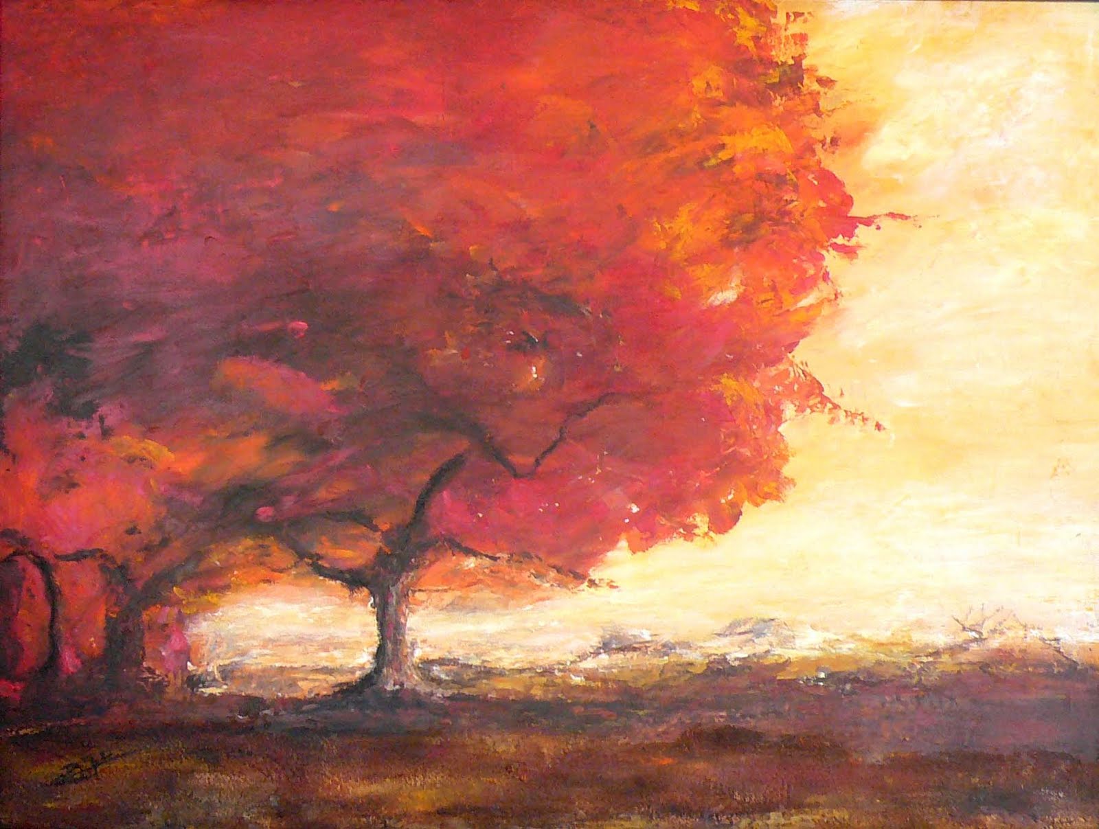 DJD plein les toiles!: Arbre rouge