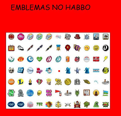 HABBO: Emblemas do HABBO