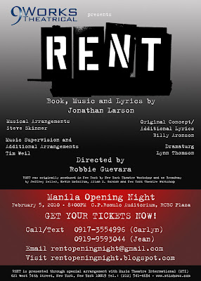 Rent Musical in Manila (Opening Night: 02.05.10)