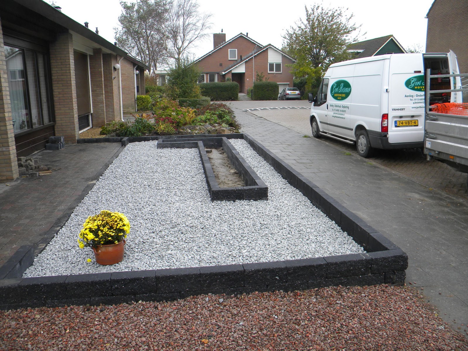 : Weblog week 43: aanleggen van een voortuin