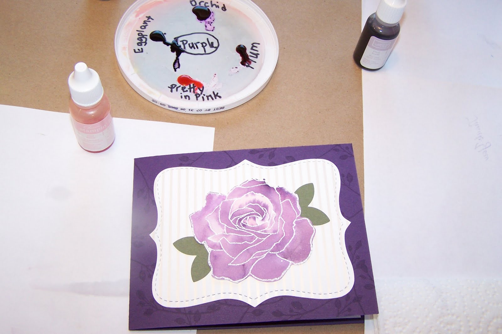 Happy Stamping: Watercolor Splash Technique Tutorial