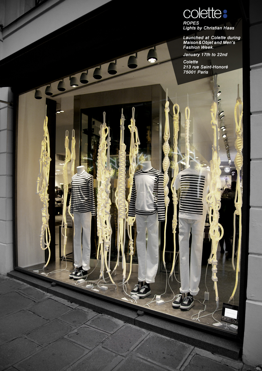 ATELIER RUE VERTE , le blog: Ropes Lamps chez Colette