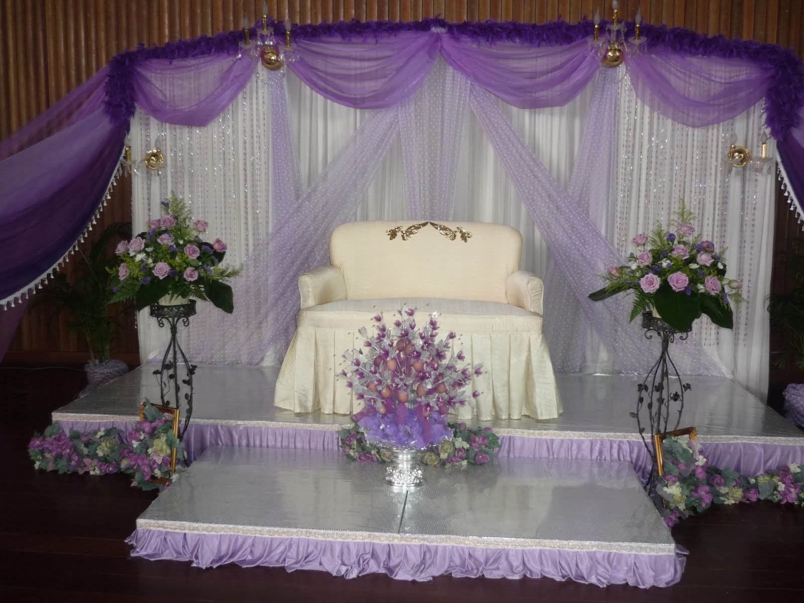 Gubahan Hantaran JS Creation: Bunga Pelamin & Bunga Pahar