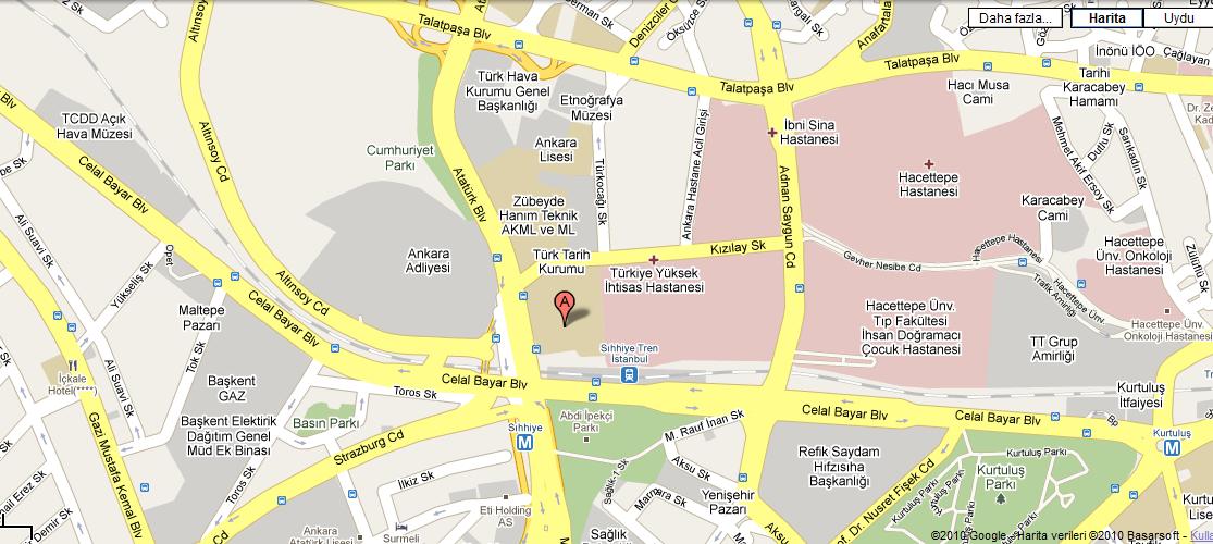 Group Metu Arch: The Location of Ankara University, Faculty of Language ...