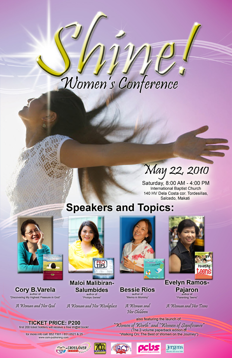 Shine! Women’s Conference: May 22nd – Pastor Kevin Sanders