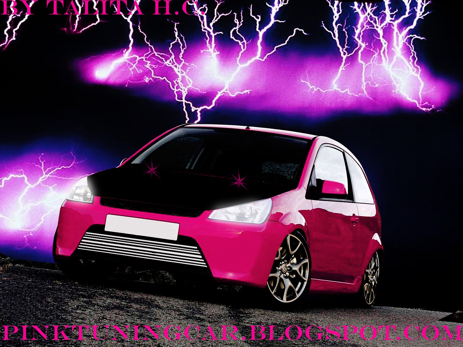 Pink Tuning Car: Fiesta ST 2005