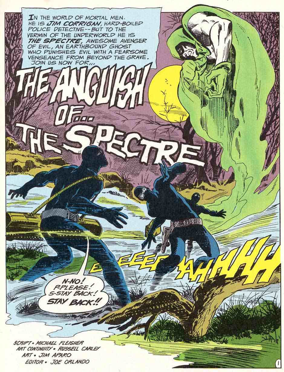 Diversions of the Groovy Kind: Amazed By Aparo: "The Anguish of...The ...