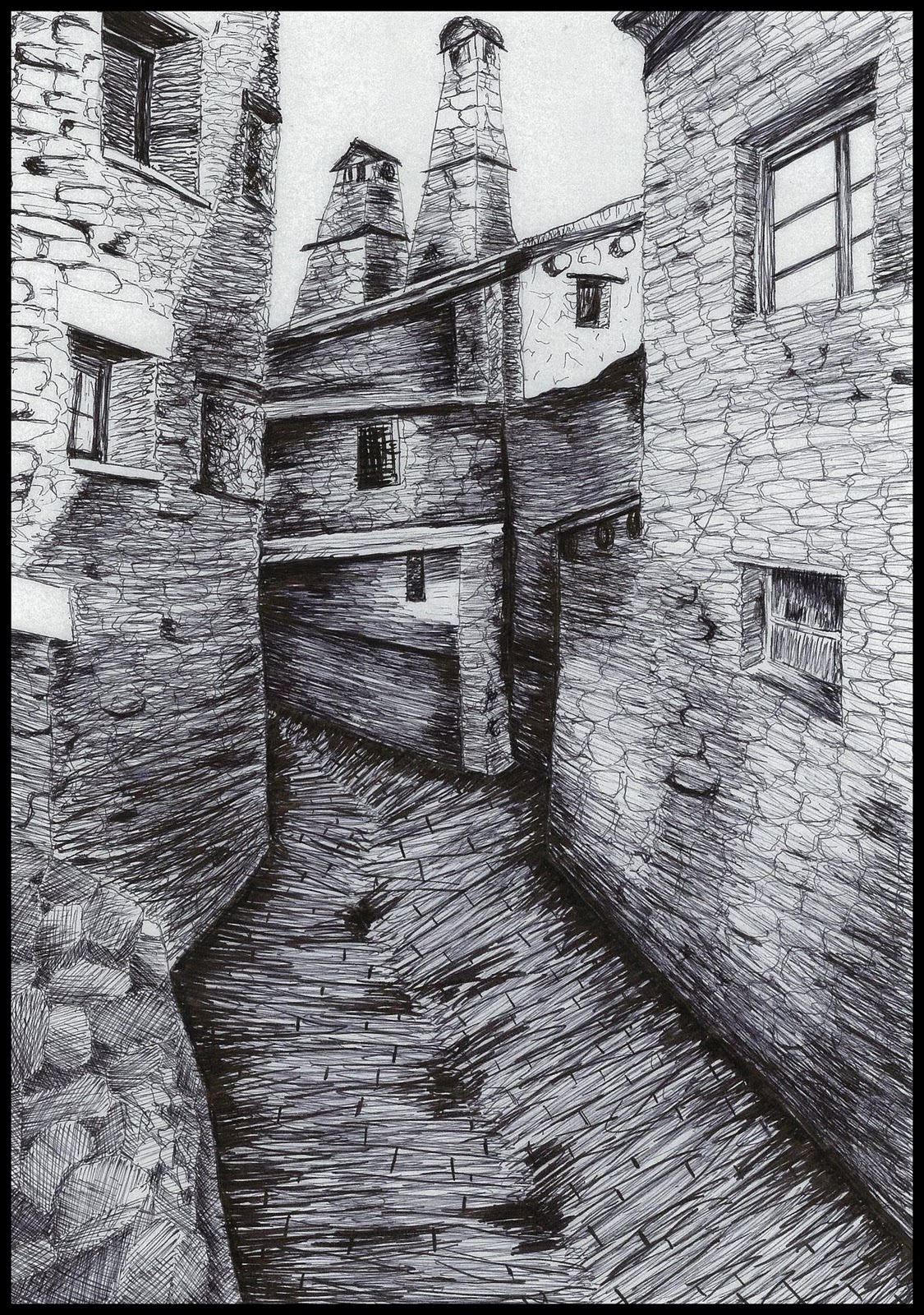 First Drawing Blog: Sketch Journal 2b : Application of various strokes First Drawing Blog: Sketch Journal 2b : Application of various strokes