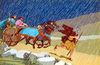 IMAGENS BÍBLICAS: ELIAS E O REI ACABE