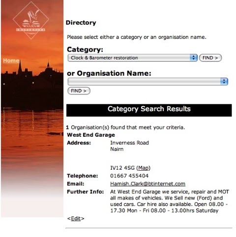 A Gurn from Nurn: Nairn on the web