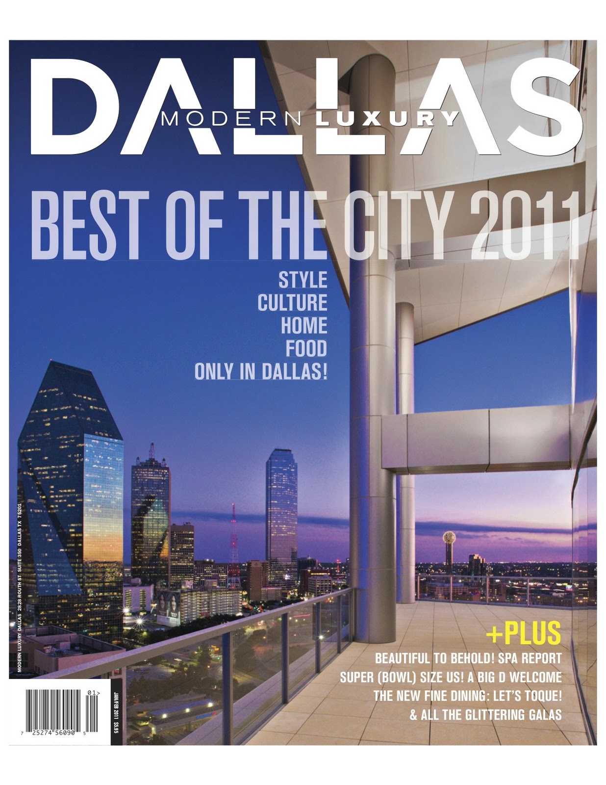 News and Events: Acrila Named Best of 2011 by Dallas Modern Luxury Magazine