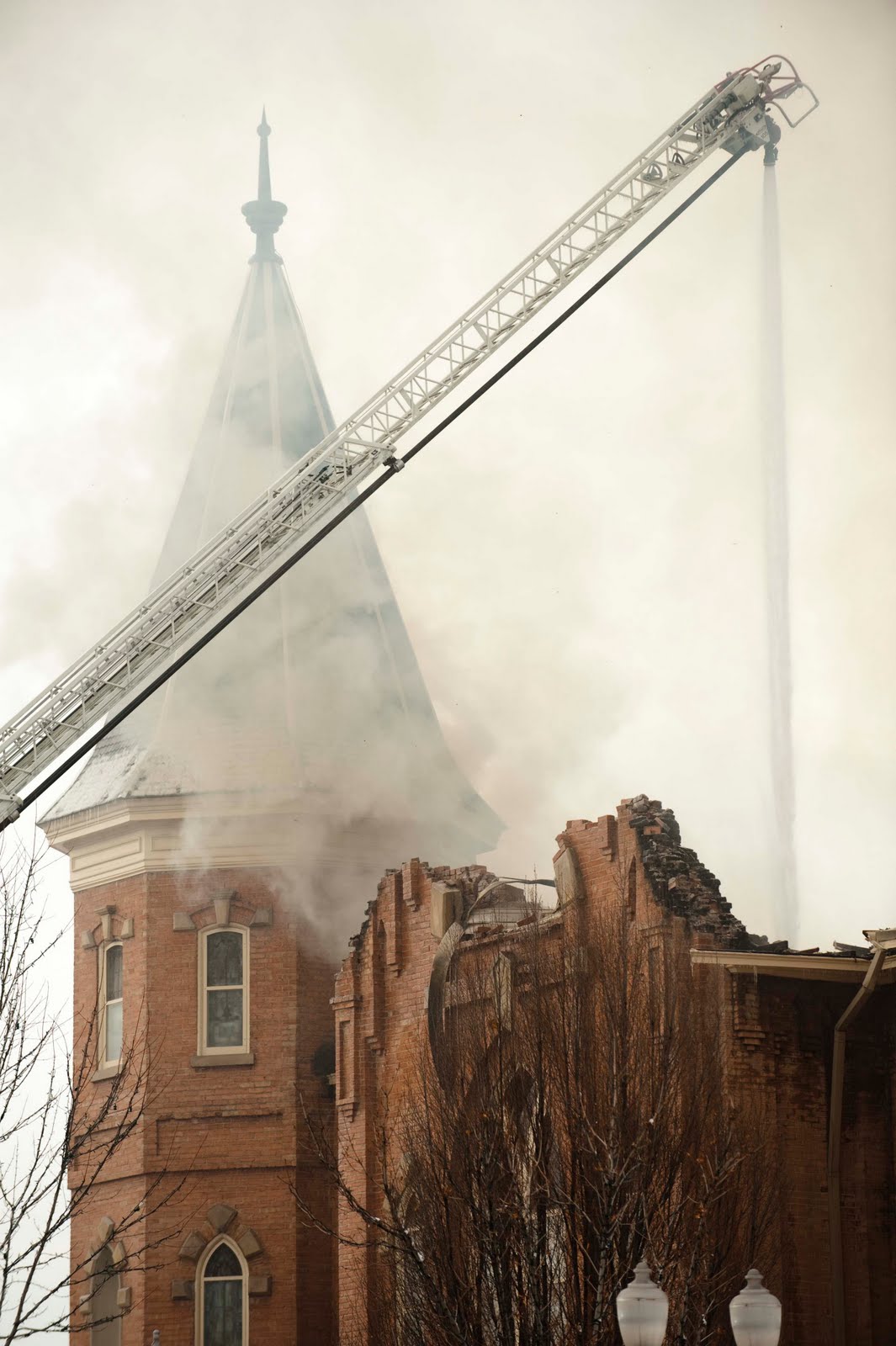 Luke Hansen Photography: Provo Tabernacle Fire