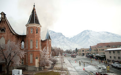 Luke Hansen Photography: Provo Tabernacle Fire