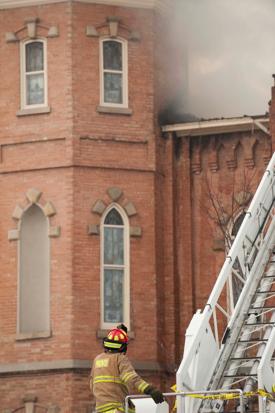 Luke Hansen Photography: Provo Tabernacle Fire