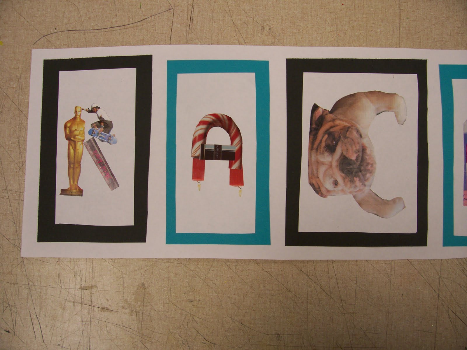 Mrs. Weber's Art Class: 8th grade name collages