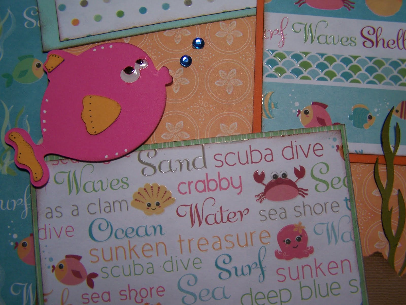 Been There Salvaged That: My Debut Layout Kit - Oceans of Fun