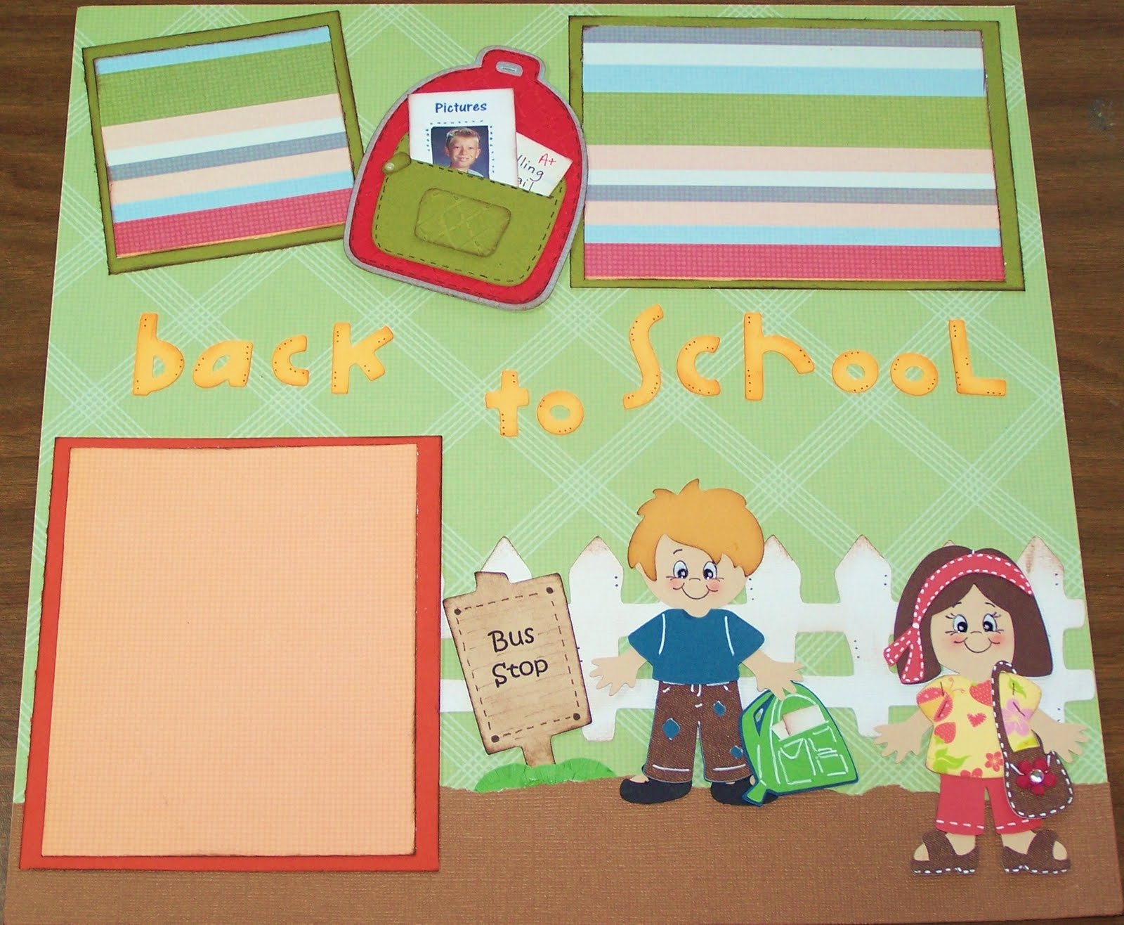 Been There Salvaged That: Super Cute Back to School Layout Kit
